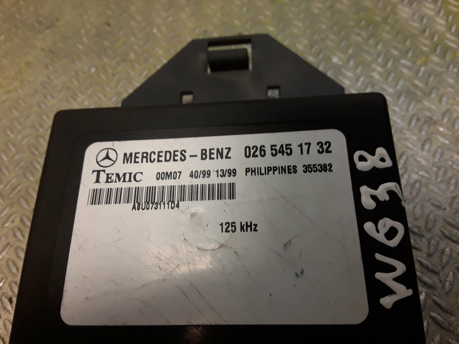 MERCEDES W638 IMMOBILISER ECU CONTROL MODULE UNIT VITO W638 2.2 CDI ...