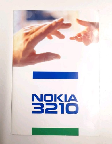 Genuine Nokia 3210 Mobile Phone User Guide, VVGC, Rare Nostalgic | eBay