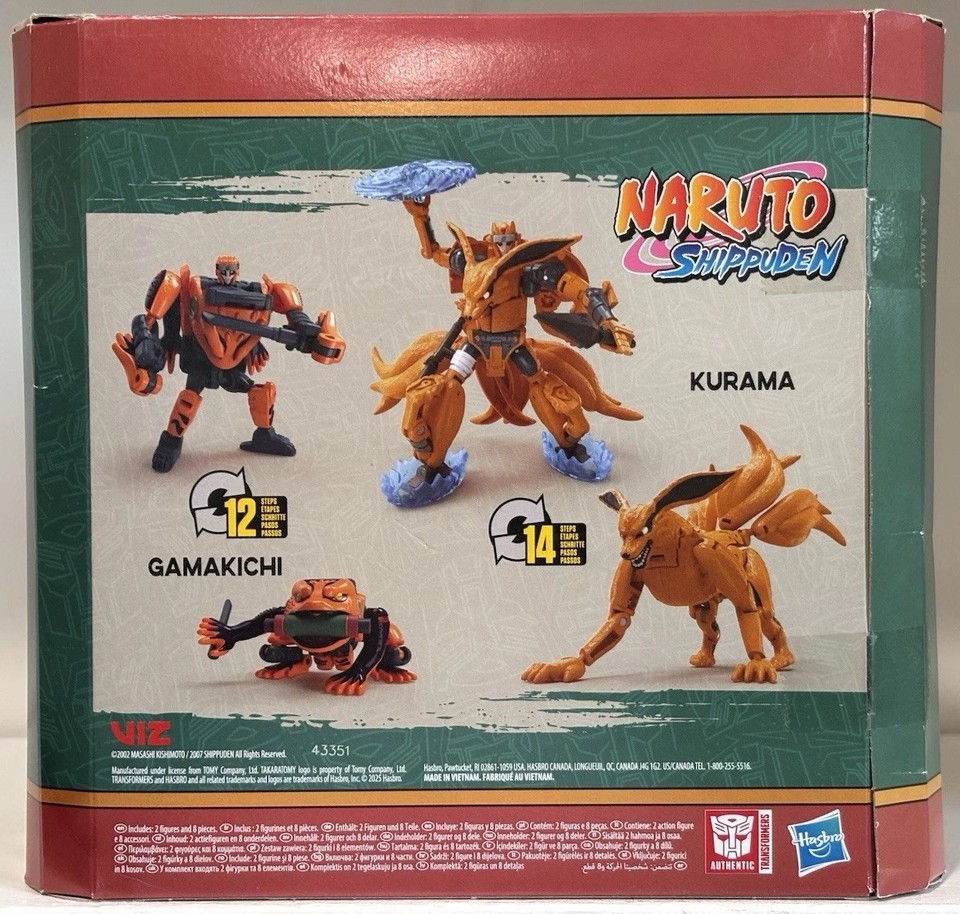New 2025 Transformers X Naruto Shippuden Collaborative Kurama ...