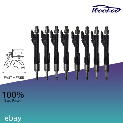 8Pcs 13647599876 Fuel Injectors For BMW M6 M5 2012-2014 650i 750Li 750i ...