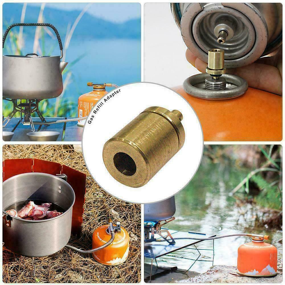 Gas Refill Adapter For Outdoor Camping Hike Stove Inflate Butane Tank ...