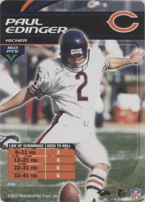 2002-03 NFL Showdown - Paul Edinger #056 for sale online | eBay