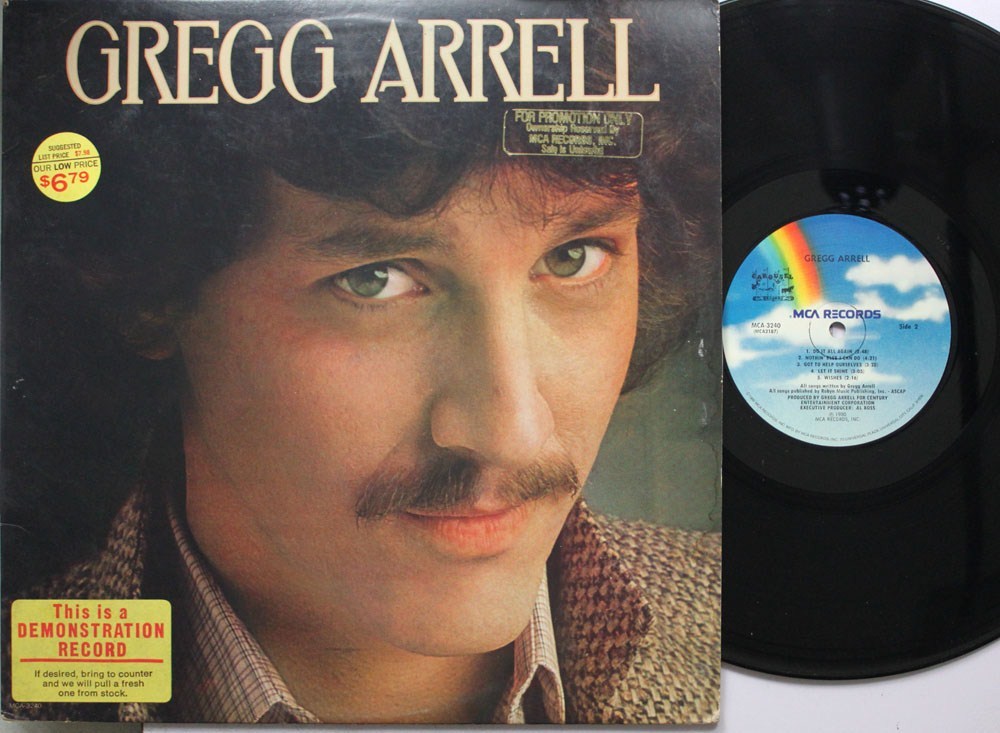 Country Promo Lp Gregg Arrell Self-Titled On Mca | eBay