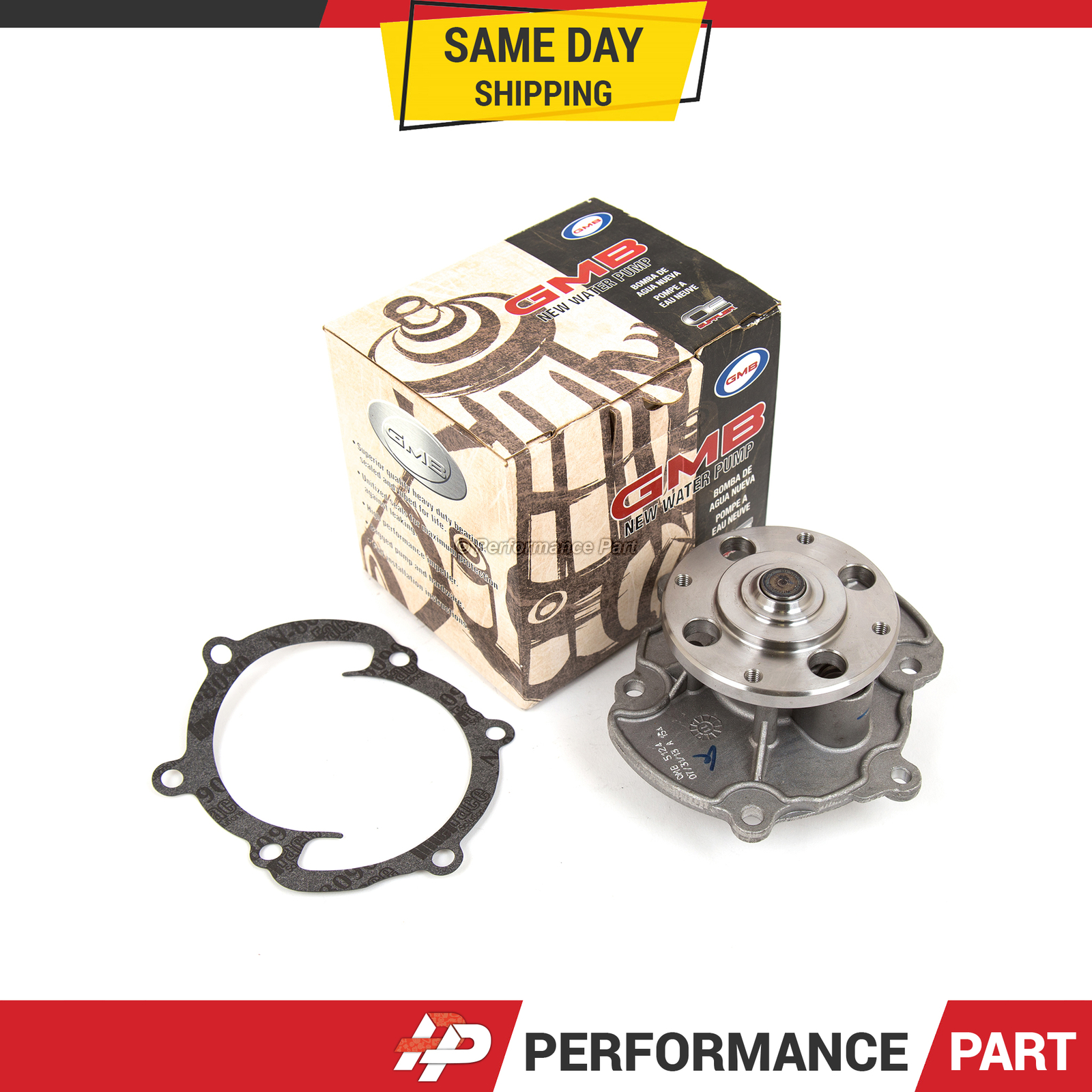 GMB Water Pump for 05-17 Buick Cadilla Chevrolet GMC Pontiac Saturn 2.8 ...