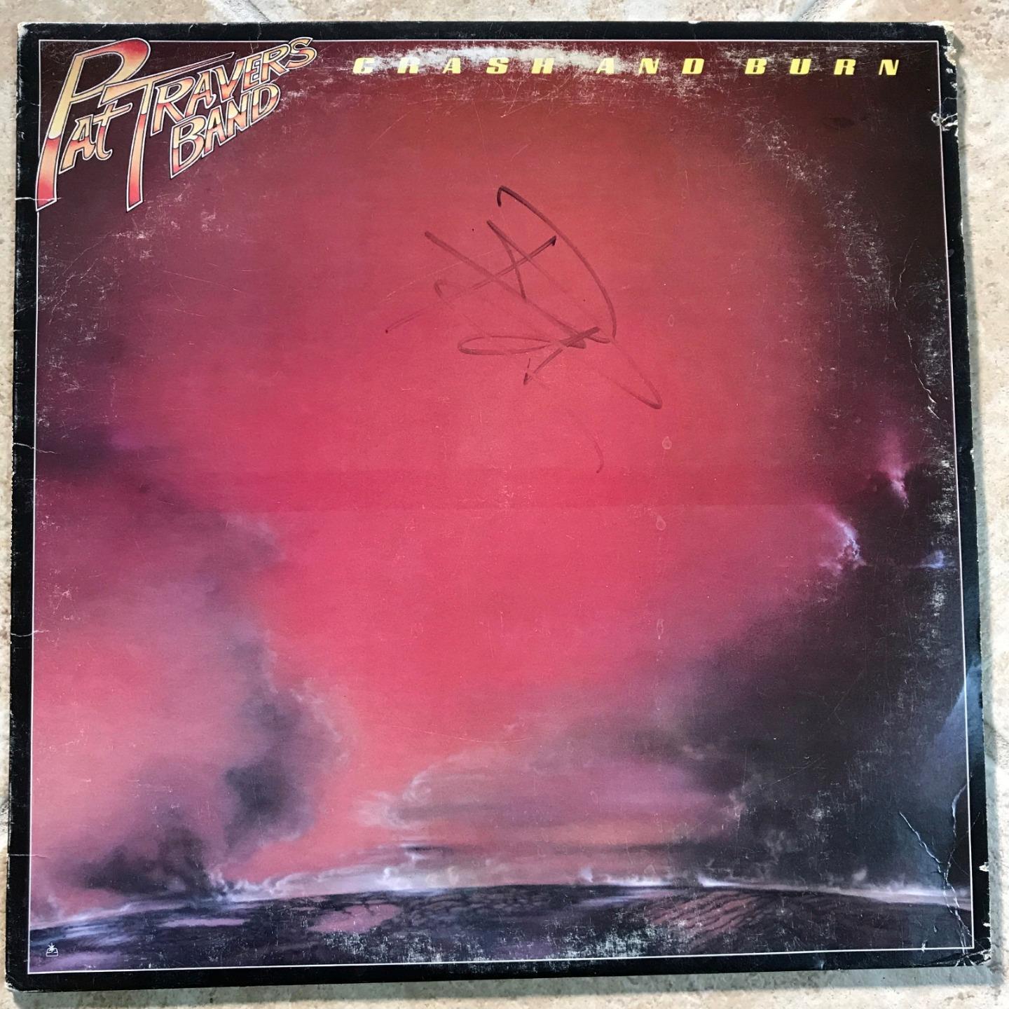PAT TRAVERS CANADIAN SINGER / ROCK GUITARIST SIGNED LP JACKET AUTOGRAPH ...