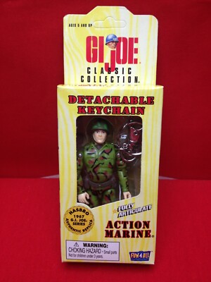 1964 GI JOE - 1998 Action Marine Detachable Keychain Classic Collection ...