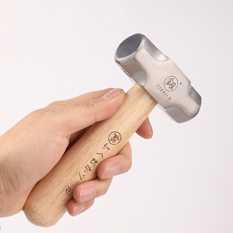 Handcrafted Solid Short Handle Octagonal Hammer Carbon Steel Head | eBay