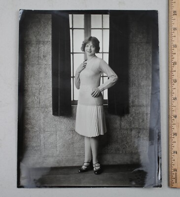 Vintage Photograph 8 x 10 Contact Print Sexy Woman Poses Circa 1930 | eBay