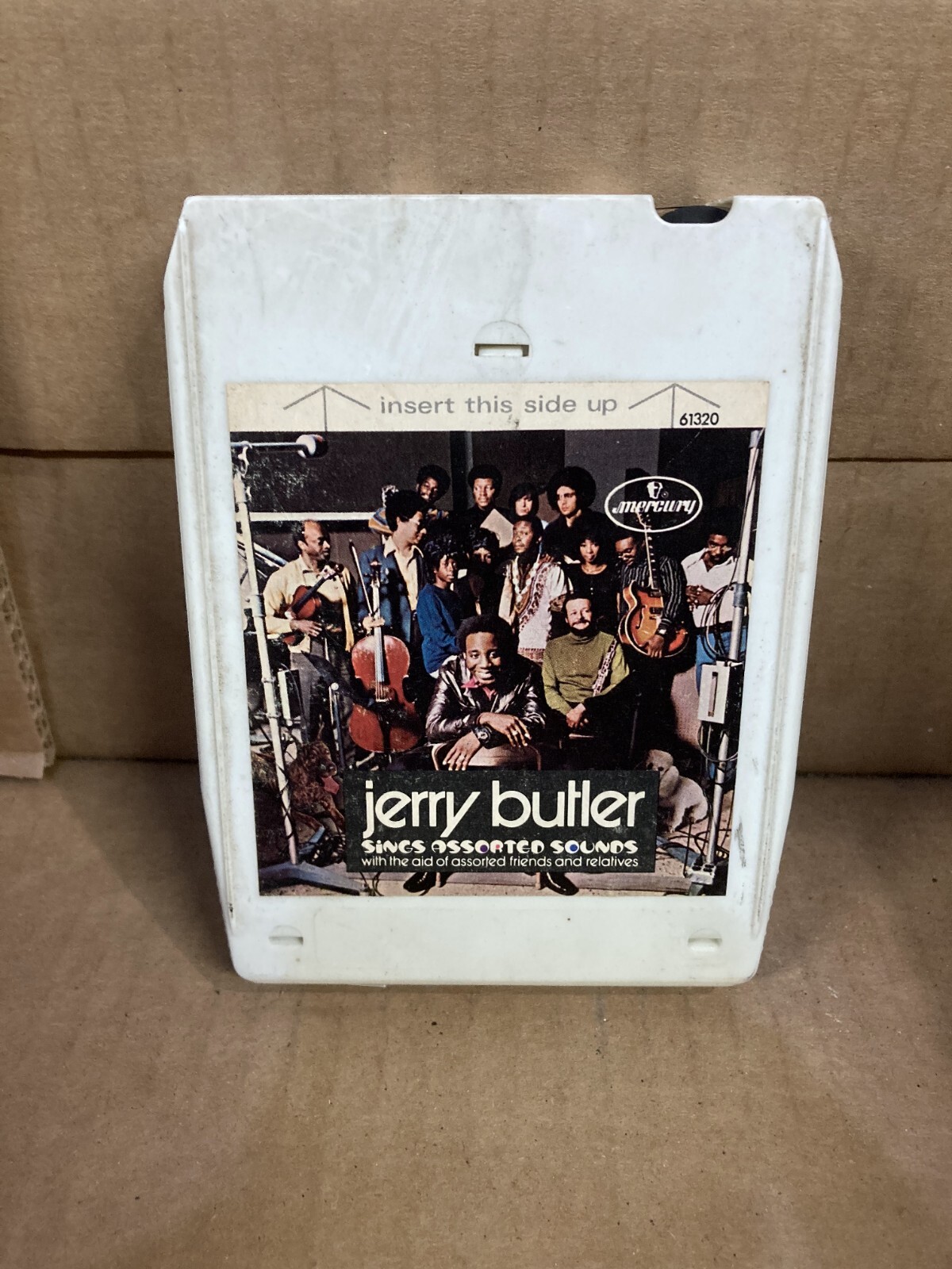 Jerry Butler Sings Assorted Songs With The Aid Of, 8-track Cassette ...