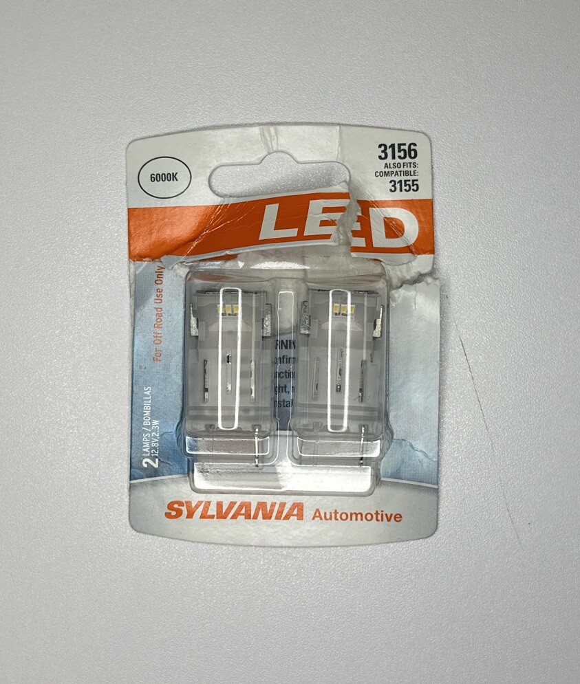 SYLVANIA - 3156 LED White Mini Bulb Bright LED Bulb Contains 2 Bulbs | eBay