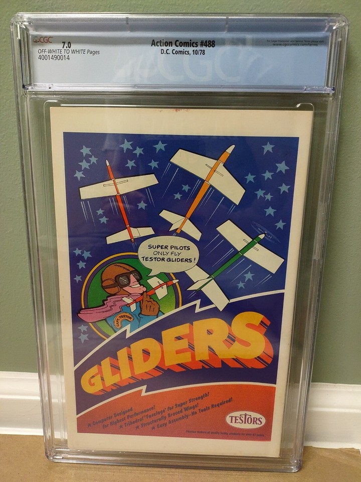 Action Comics #488 CGC 7.0 "Superman DC Comics" 1978 **FREE SHIPPING ...