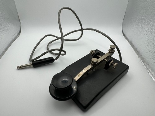 Wm M Nye Co Bellevue WA Telegraph Key Morse Code Insulated From Voltage ...