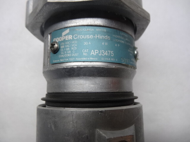 Cooper Crouse-Hinds 30A 4W4P ARK PLG Cap Grip Fast Ring (APJ3475) for ...