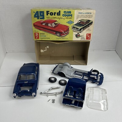 1962 Issue AMT 49 Ford Club Coupe Kit # T-149 Mostly Built SEE PICS ...