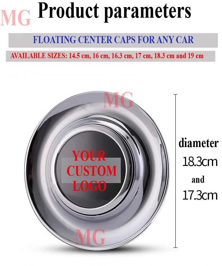 Custom Floating Center Cap Hub for Benz Range Rover Bentley Rolls Royce ...