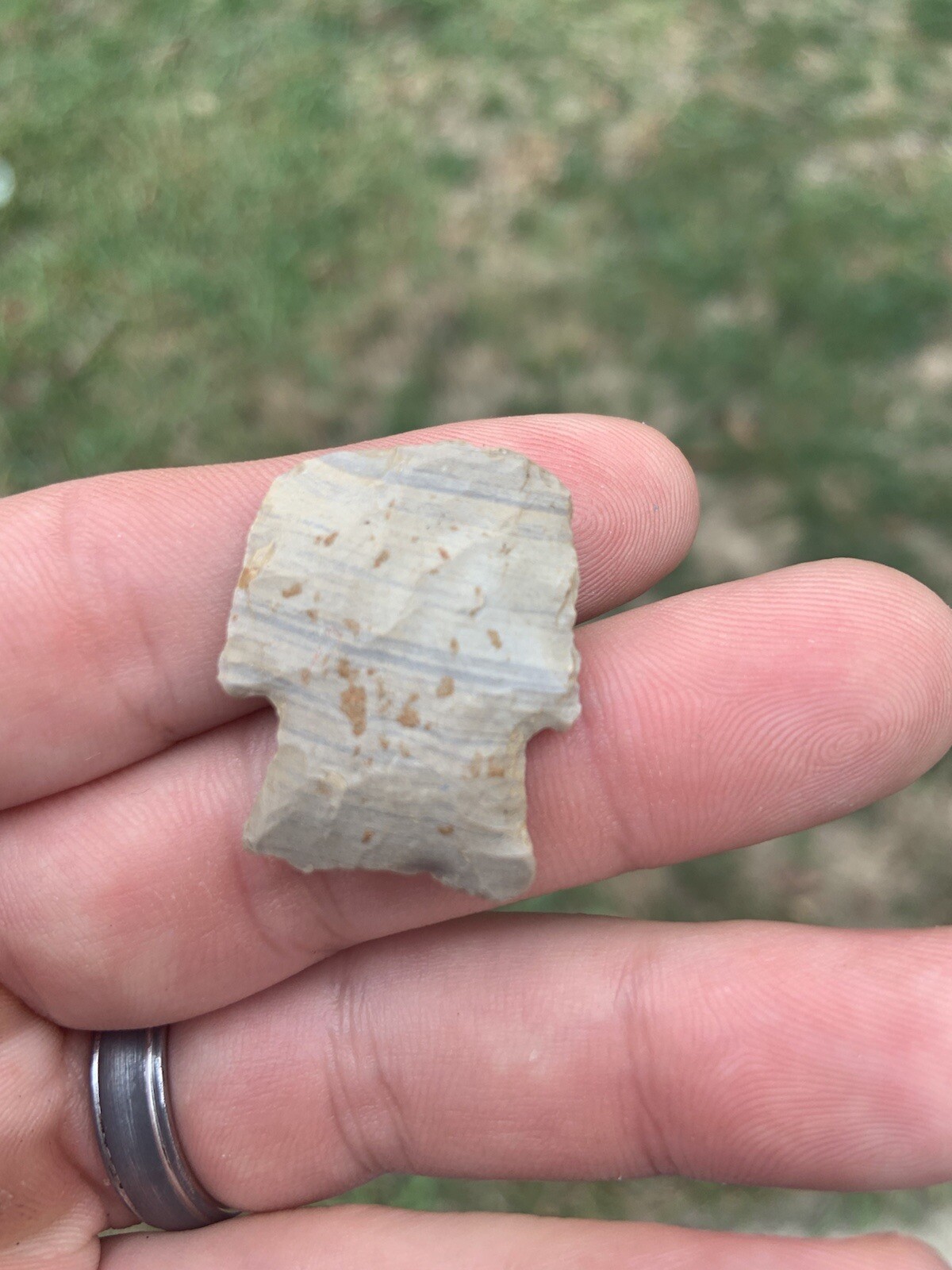 colorful hafted scraper missouri authentic native american artifact | eBay