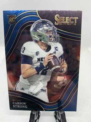 2022 Select Draft Picks Carson Strong Field Level Rookie RC Panthers ...