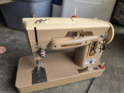 Singer 403A Slant-O-Matic Vintage Sewing Machine w Foot Pedal MCM ...
