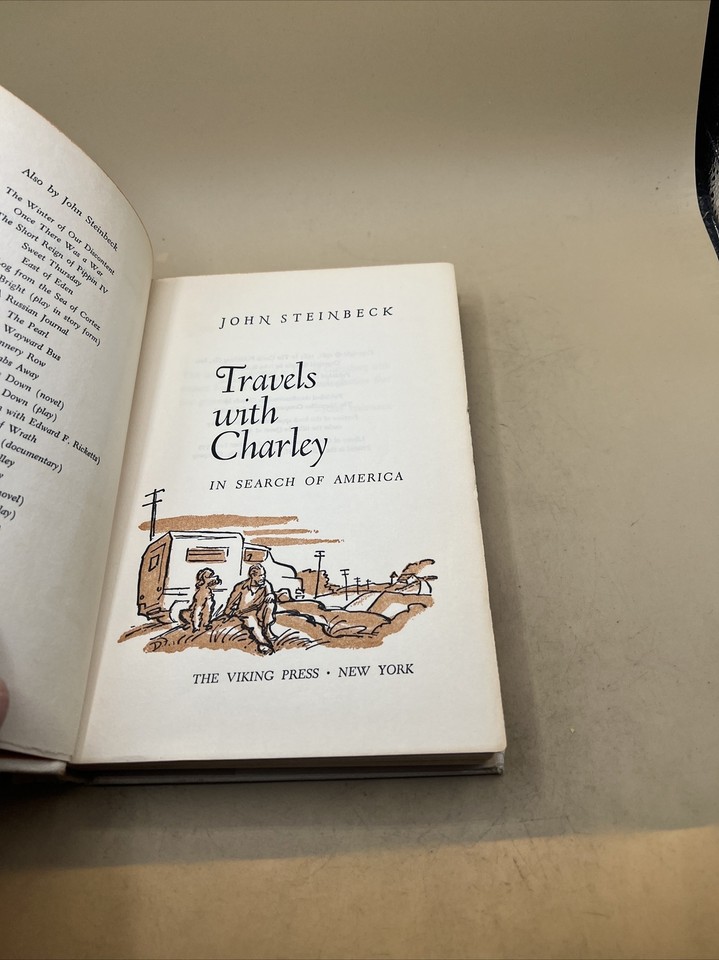 Travels With Charley 1962 HC Book of the Month Club Edition by John ...