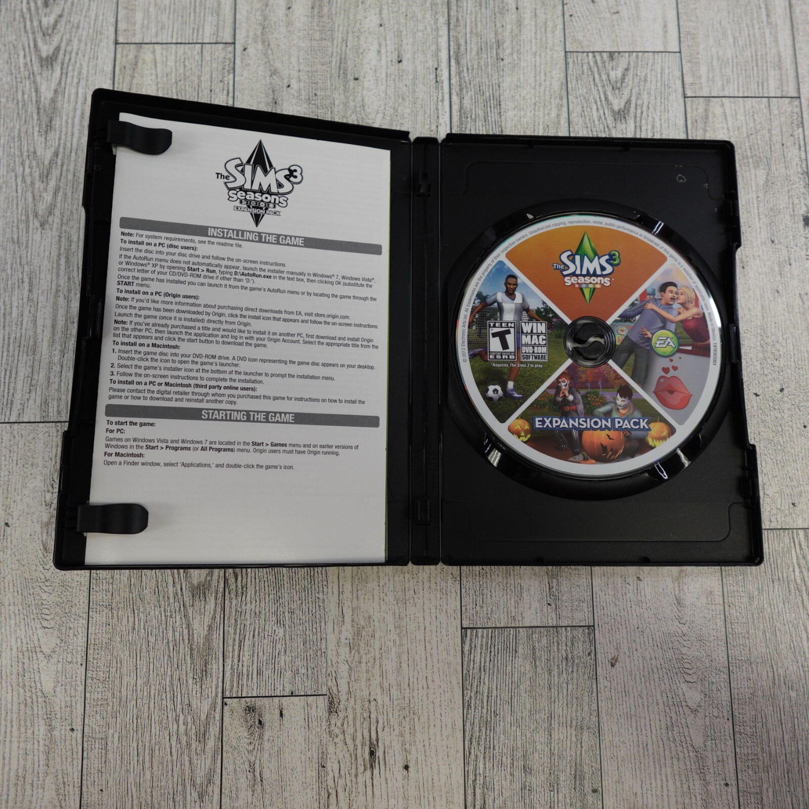 Sims 3 Seasons PC Complete Maxis CIB Life Sim RPG Weather Aliens ...