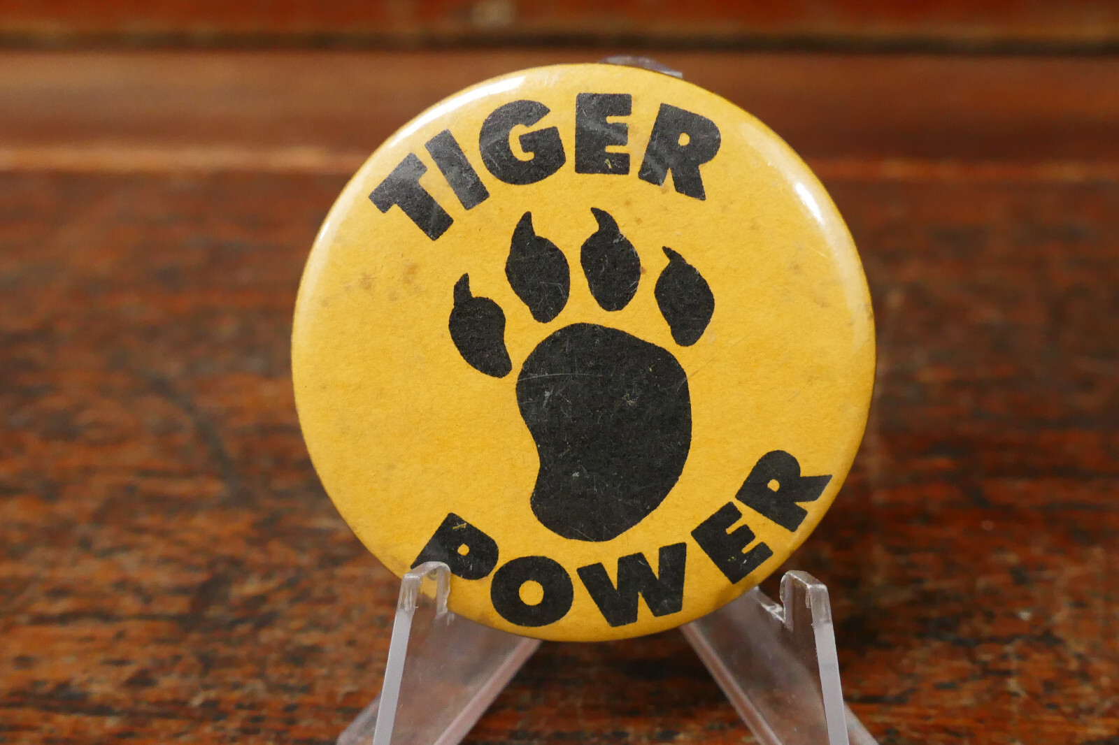 Vintage 1970s Hutchinson Minnesota High School Tiger Power Pinback ...