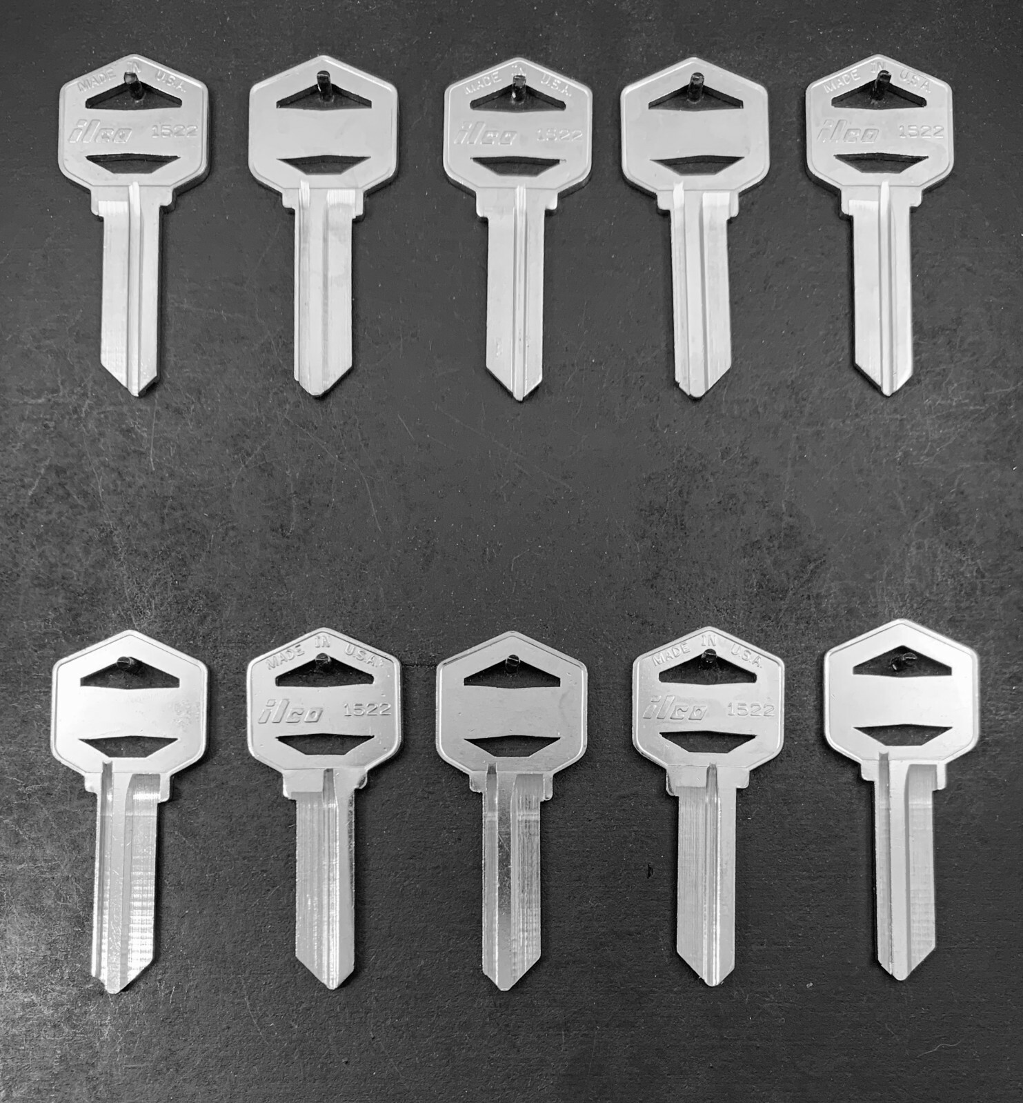 Lots of EZ1 1522 Type 5 Pin Key Blanks for EZ SET/LSDA | eBay