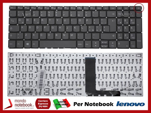 Tastiera ITALIANA per Notebook Lenovo IdeaPad (Senza Frame) V161420CK1 ...