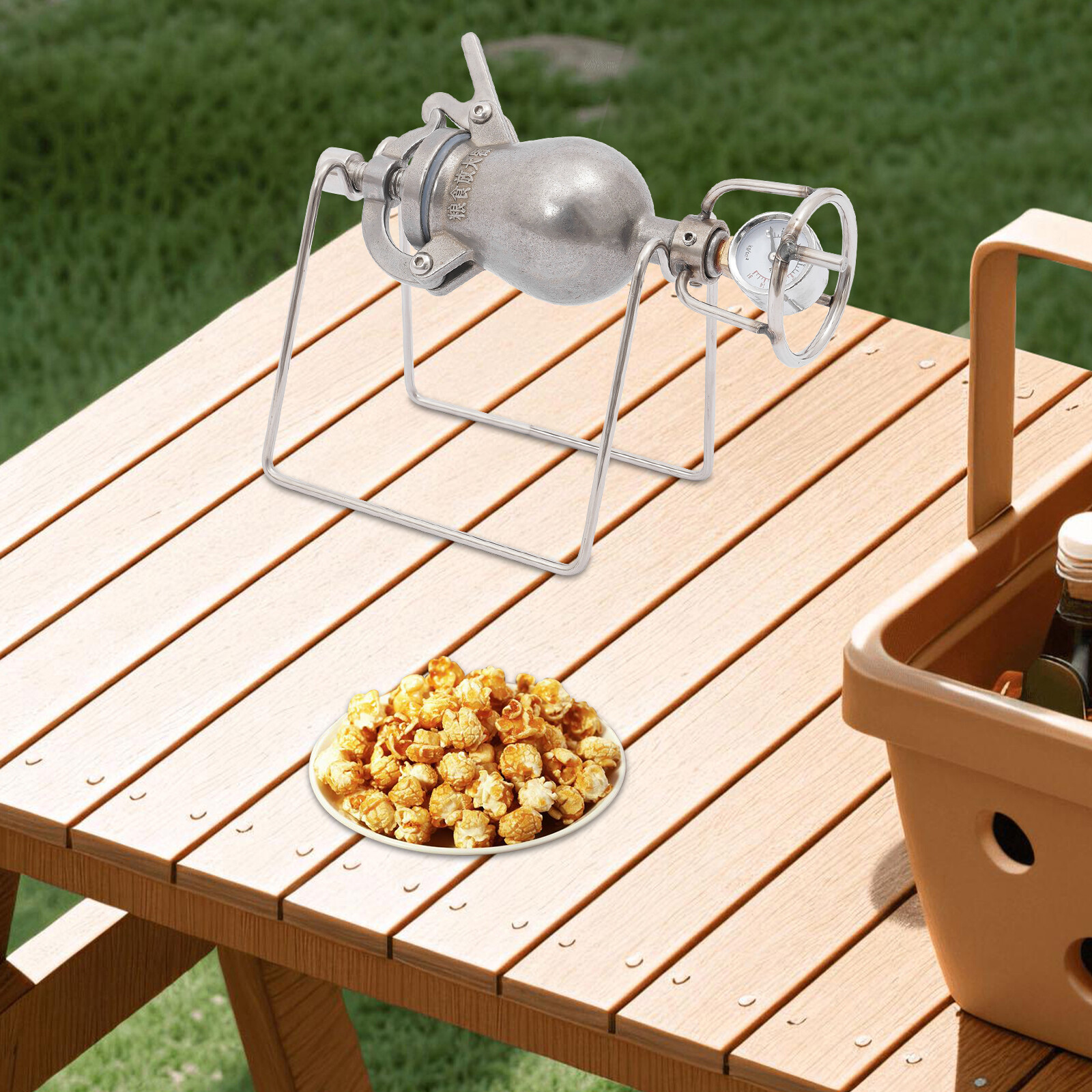 Home Use Chinese Hand Cannon Food Amplifier Mini Vintage Popcorn Maker ...