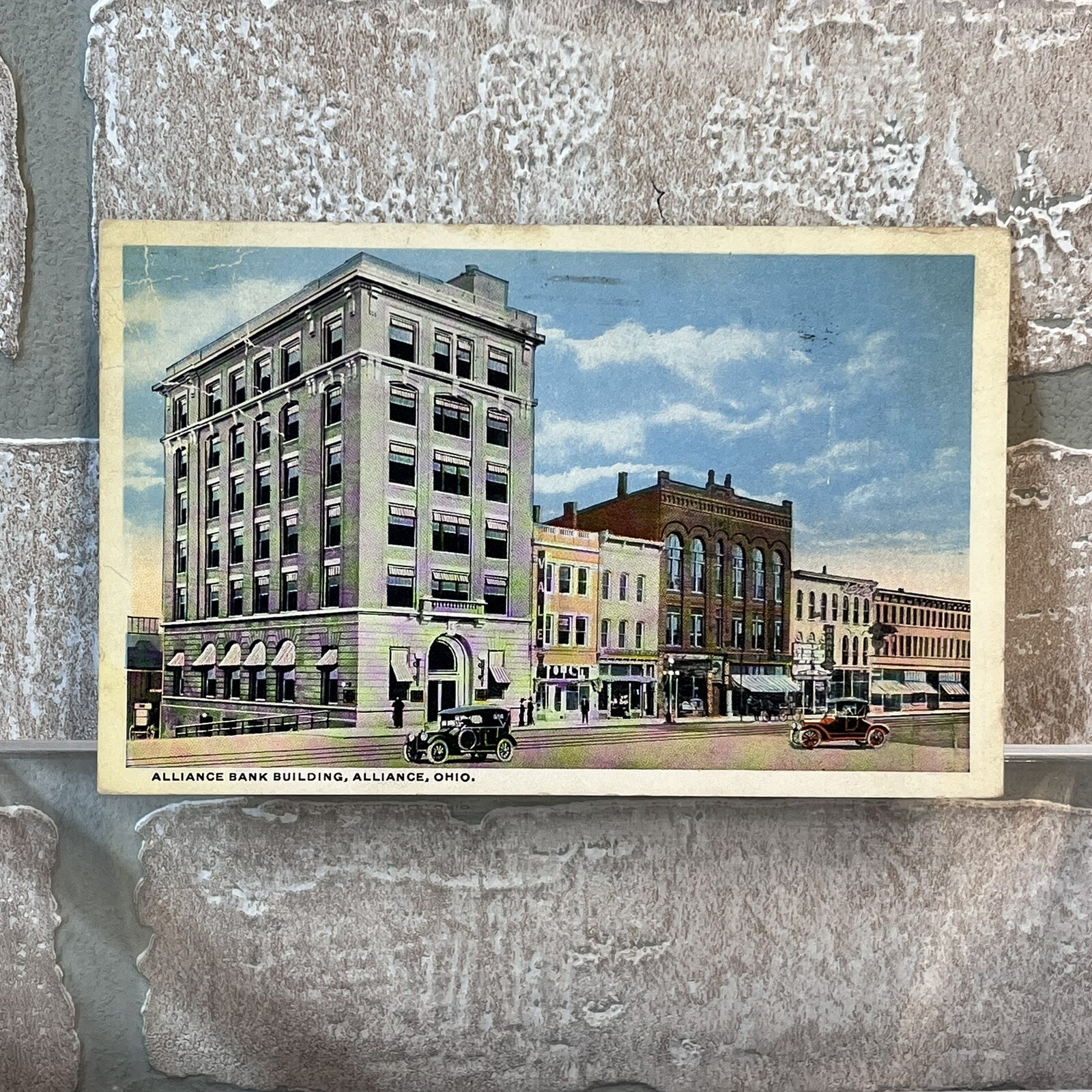 Vintage Alliance, OH Postcard Alliance Bank Building Posted 1916 | eBay