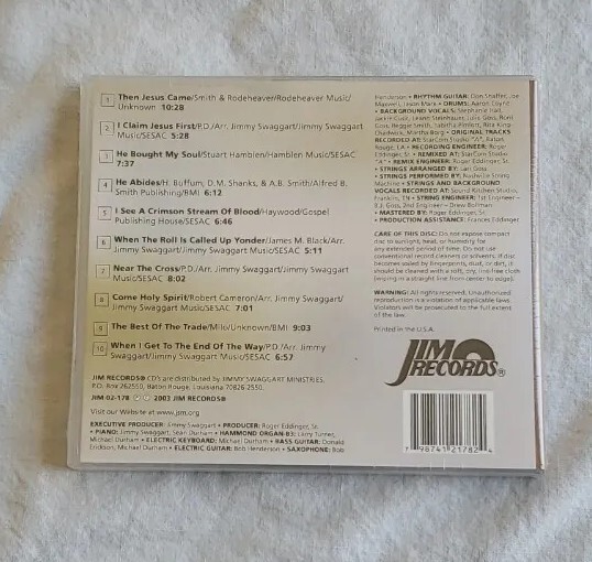 Then Jesus Came by Jimmy Swaggart (CD, 2003, Jim Records) Factory ...