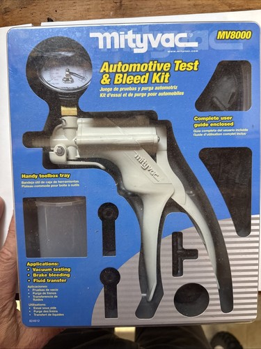 NEW MITYVAC AUTOMOTIVE VACUUM TEST AND BRAKE BLEED KIT -NEW ITEM ...