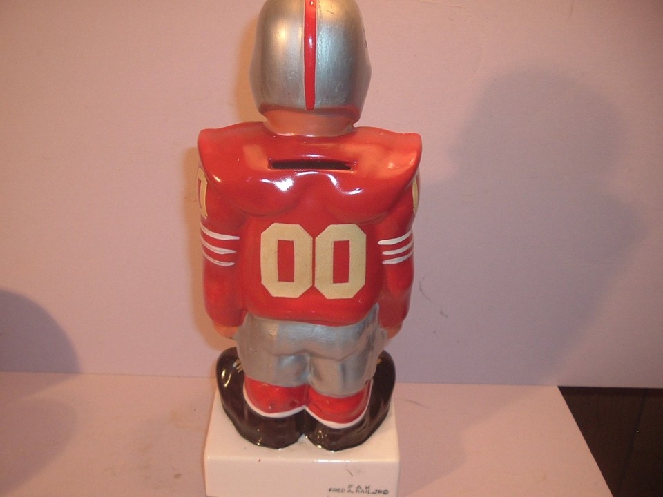 Ohio State Buckeyes Fred Kail Football Player 10" Ceramic Statue Figure ...