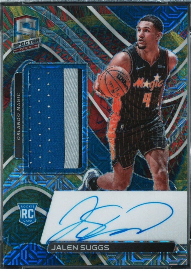 2021-22 Panini Spectra - Rookie Jersey Autograph Jalen Suggs #209 Meta ...