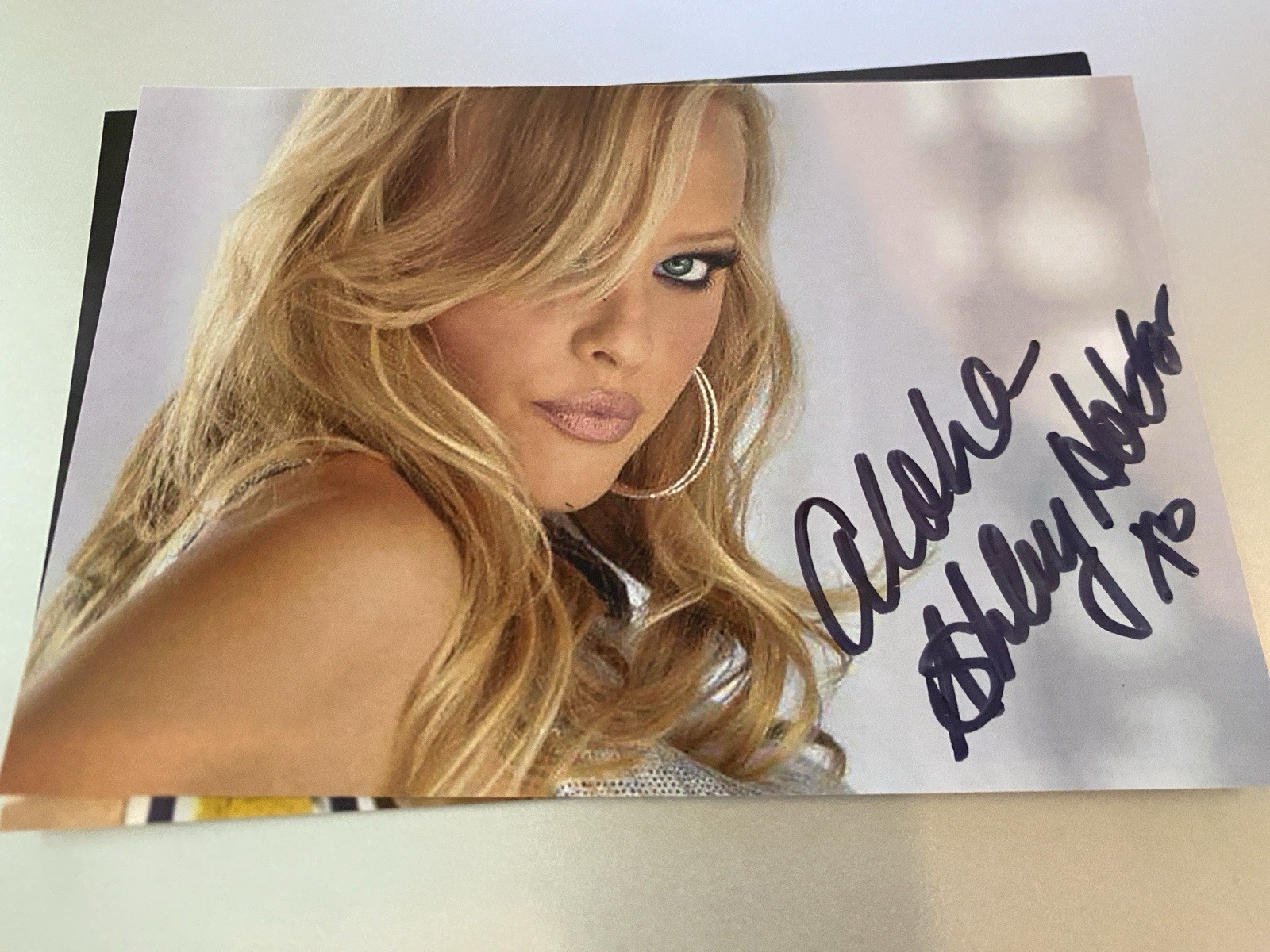 Ashley Hobbs Signed Autographed 4x6 Photo Playboy Playmate Model Auto ...