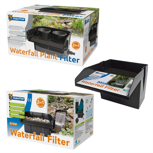 SUPERFISH POND WATERFALL FILTER CASCADE FEATURE DISPLAY GARDEN KOI ...
