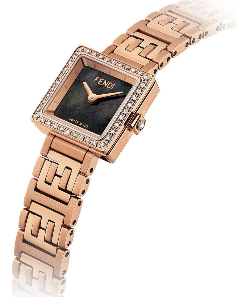 Fendi Women's Forever Fendi Square Diamond Watch Women's 198218201354 ...