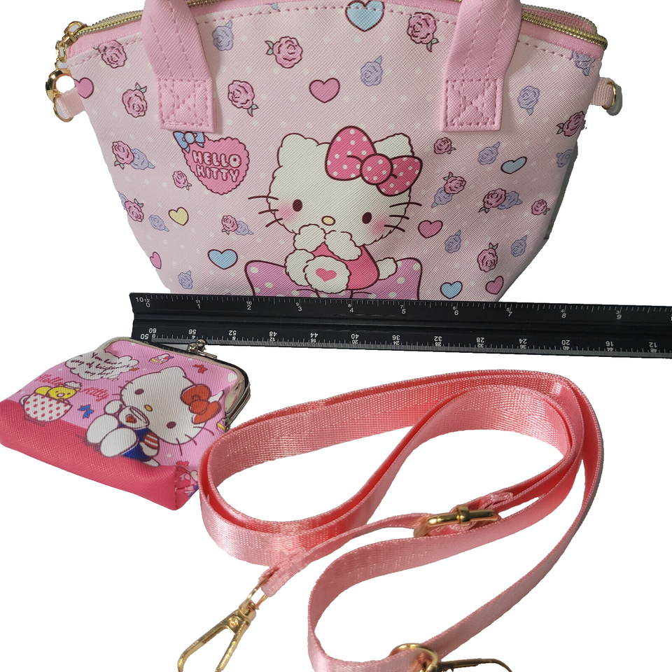 Miniso Hello Kitty Tiny Chum Pink Faux Leather Handbag Shoulderbag ...