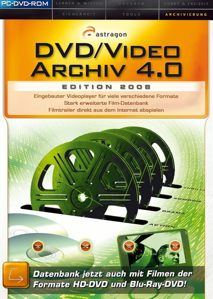 Dvd/Video Archiv 4.0-Edition 2008 (PC, 2007) online kaufen | eBay.de