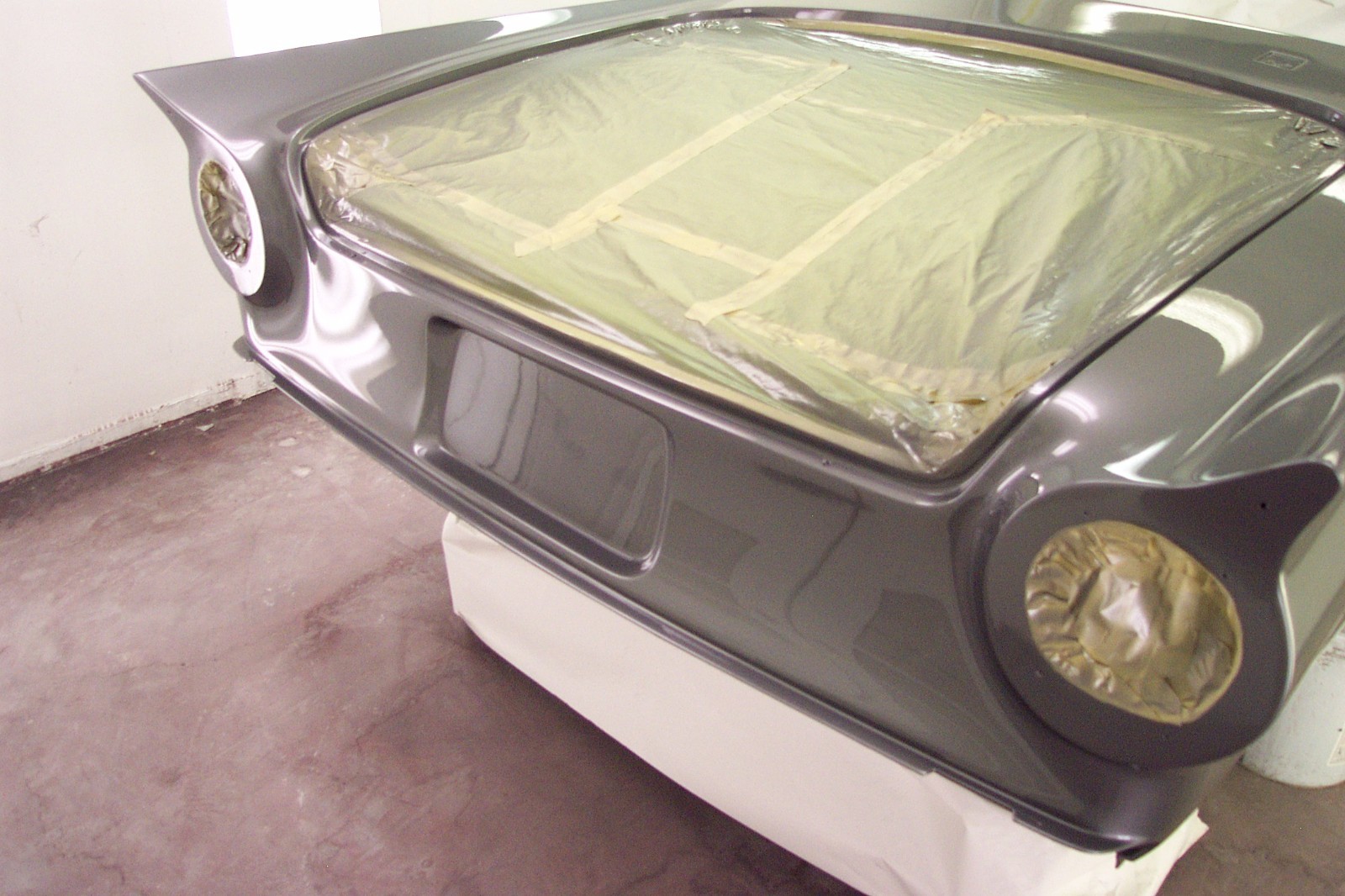 57 THUNDERBIRD T-BIRD FIBERGLASS CUSTOM REAR BODY PANEL | eBay