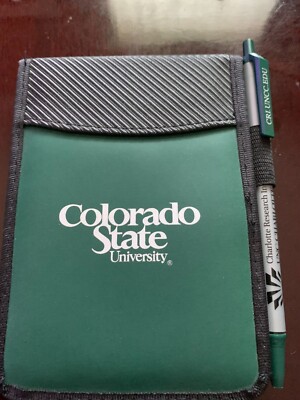 Colorado state note book case, paper, and pen | eBay