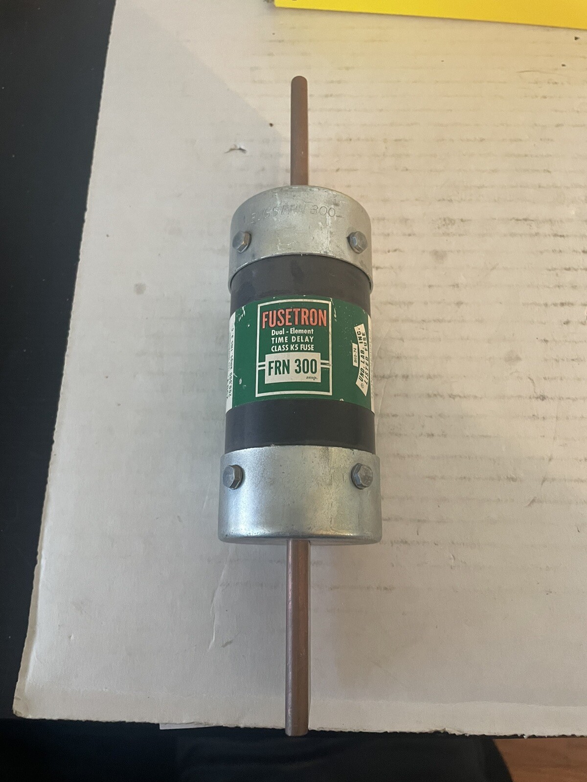 BUSSMANN FUSETRON FRN 300- 300AMP, 250V, DUAL ELEMENT FUSE - BIN | eBay