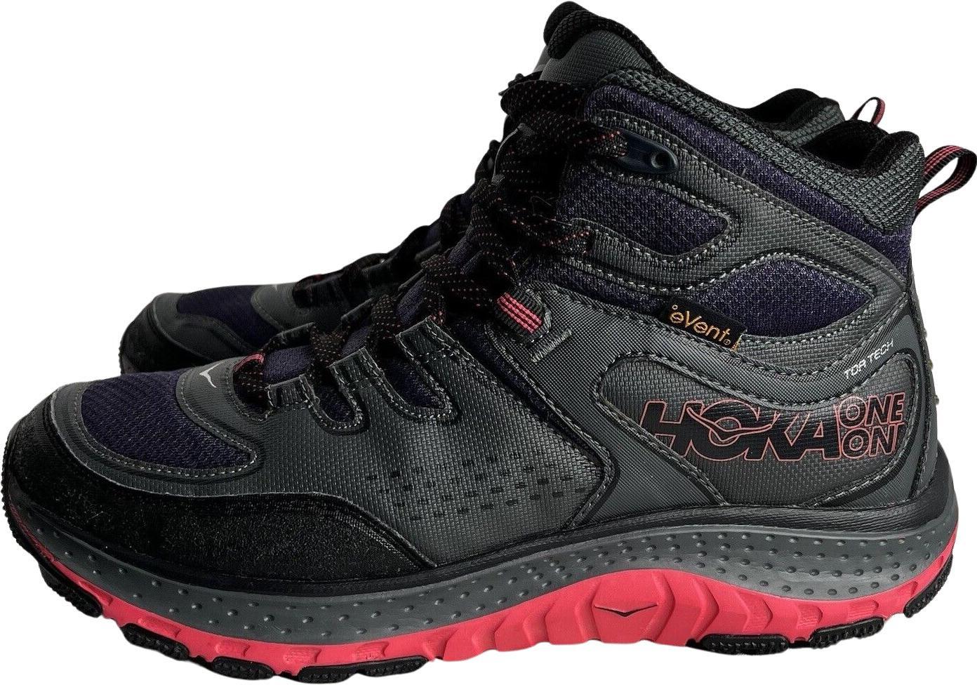 Size 10.5 - Hoka One One Tor Tech Mid Nightshade Teaberry W for sale ...