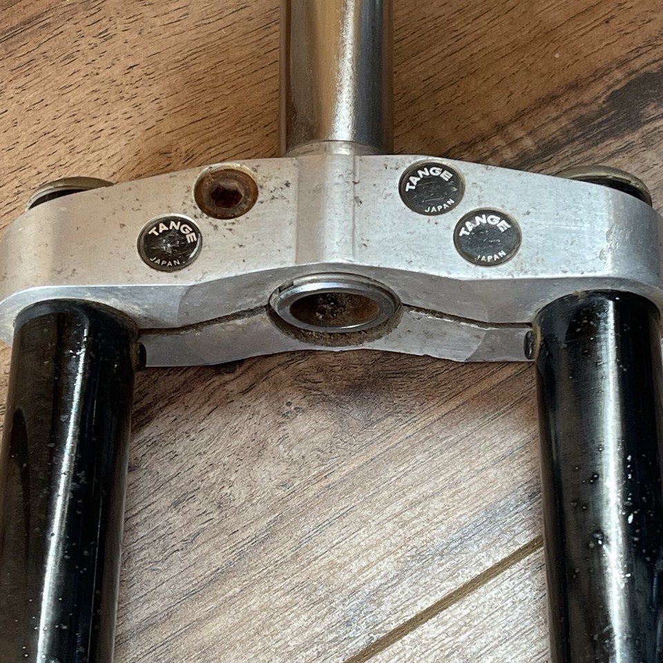 Vintage Tange Switchblade MTB Fork 1-Inch Threaded 160mm Chrome ...