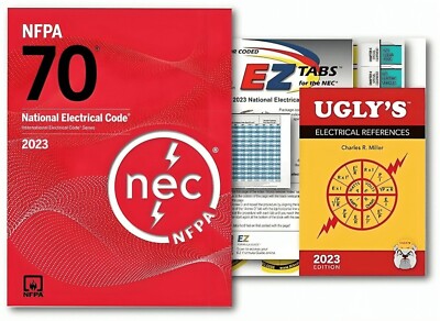 2023 NEC Code Book Paperback NFPA70 + 2023 Ugly's Electrical Reference ...