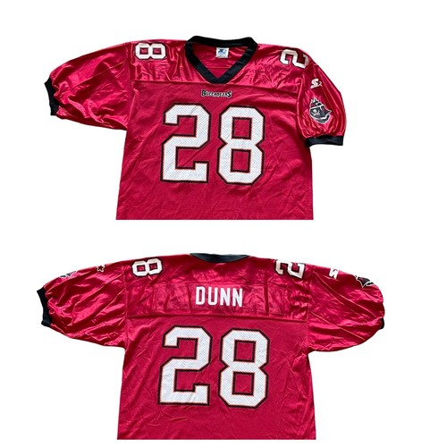 Vintage Tampa Bay Buccaneers NFL #28 Warrick Dunn Starter Red Jersey ...