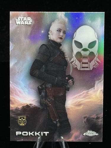2025 Topps Chrome Star Wars Refractor Debut Pokkit #97 | eBay