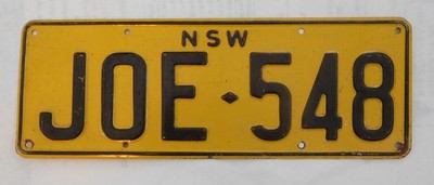License Plate Number Plate Boy's name Buy it for JOE JOE 548 | eBay ...