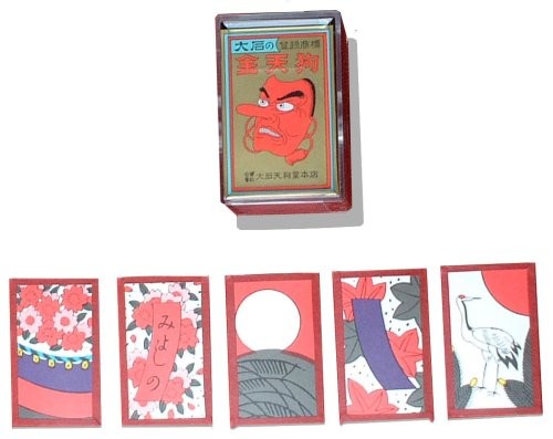 Hanafuda Gold Tengu Red Back Japanese Traditional Card game | eBay