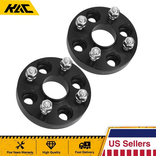 2Pcs 4x100 to 4x100 Wheel Spacer M12x1.5 Studs 54.1mm 25mm for Ford ...
