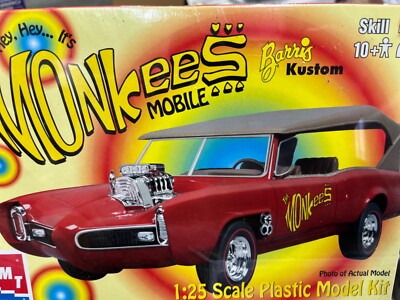 AMT 30259 Monkees Mobile George Barris GTO Custom 1/25 KIT McM Fs | eBay